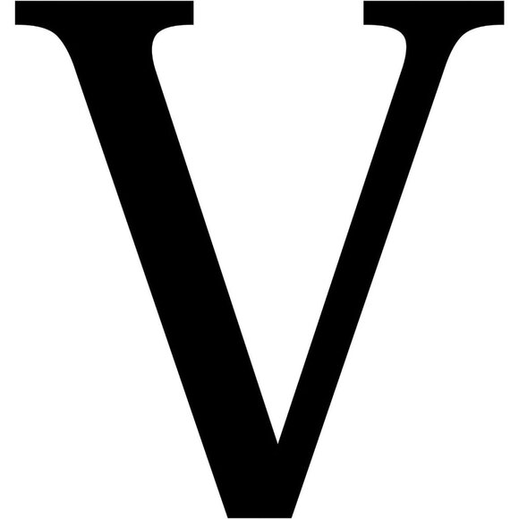 WallPops | Wall Decor | Wallpops Letter V Wall Decal Decal Peel Stick ...